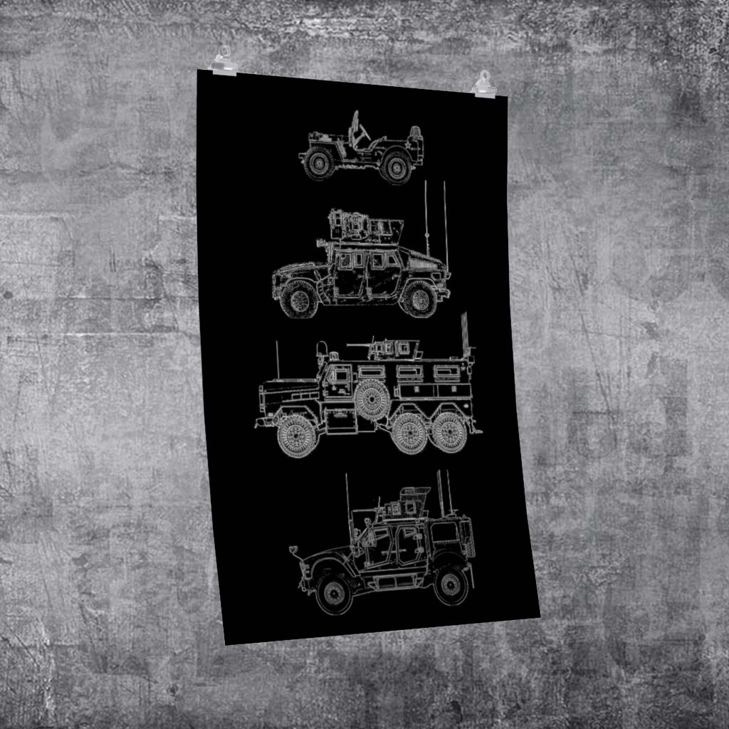 Evolution Poster - Infantry Owned Apparel